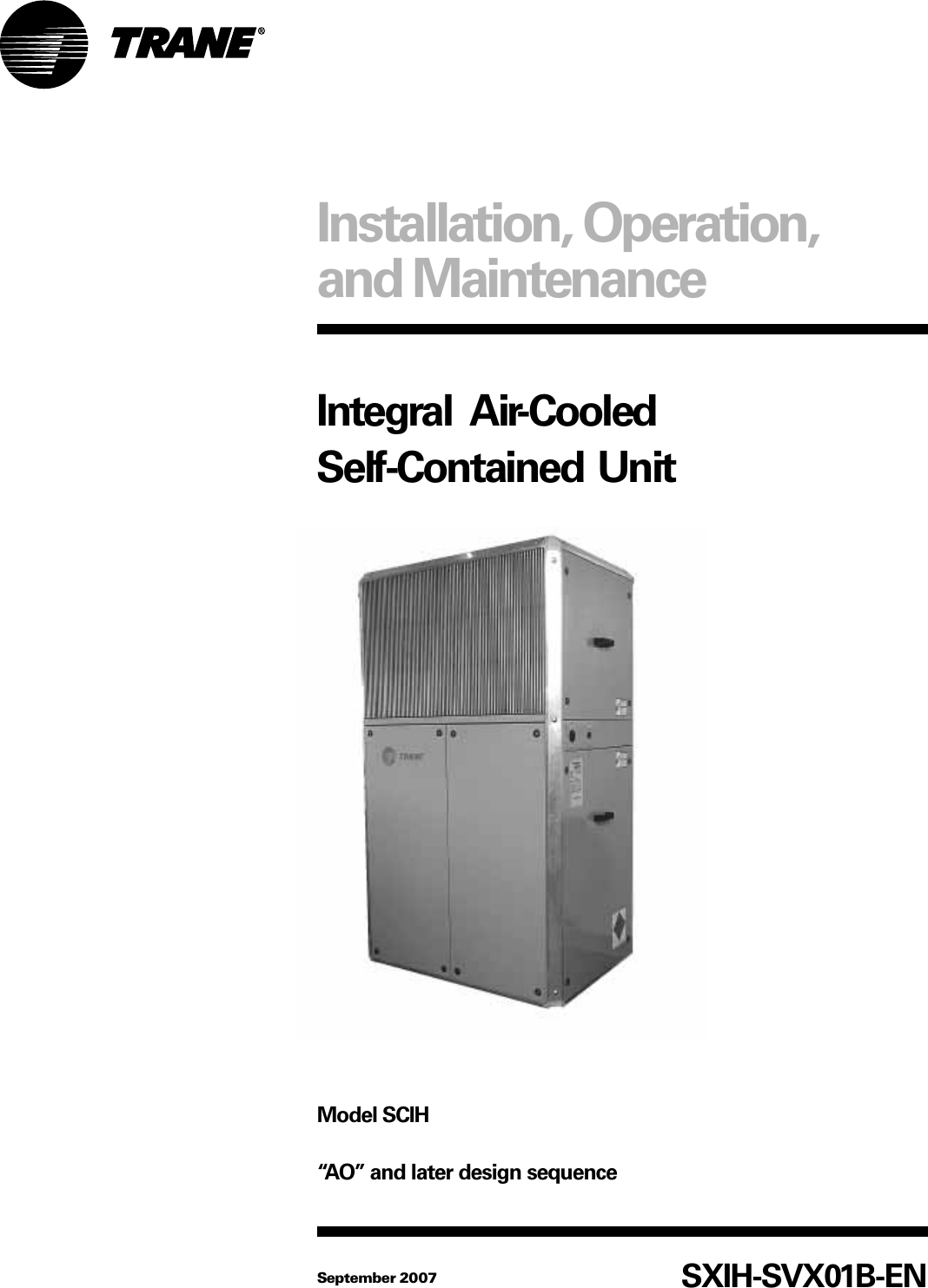 Trane SCIH User Manual To The Ce437bc7 8b6f 46ce aca7 2baa393b0ffd