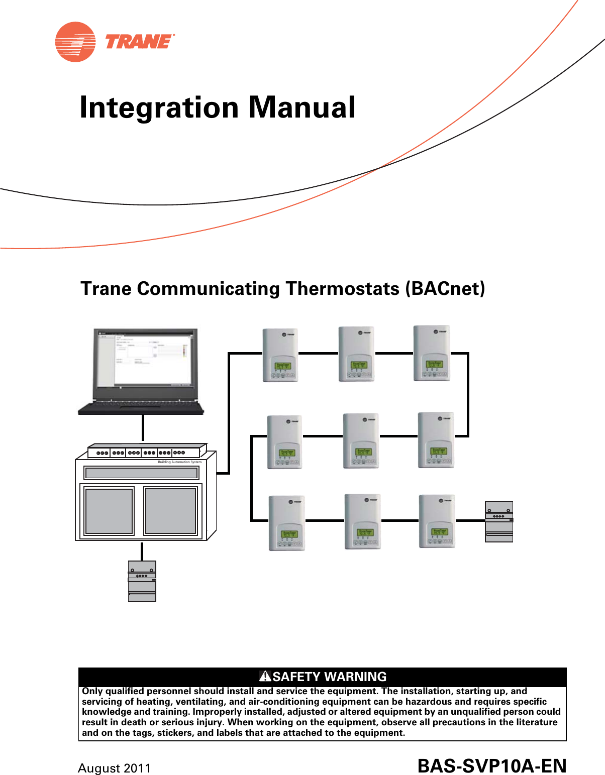 Trane Bacnet Bas Svp10A En Users Manual Communicating Thermostats ...