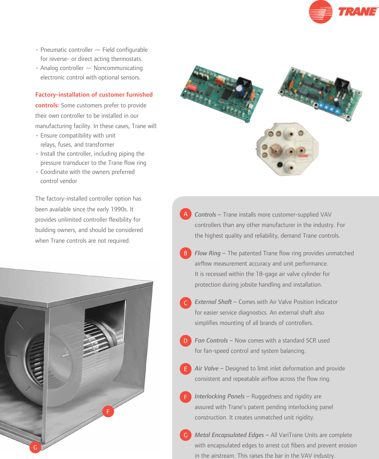 Trane Round In Out Brochure VAV SLB004 EN 10/07/2010 VariTrane Terminal ...