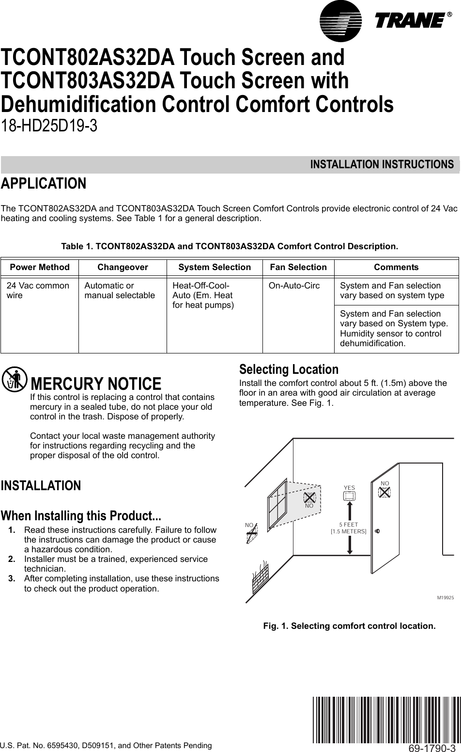 Trane Tcont802As32Da Instruction Manual ManualsLib Makes It Easy To ...