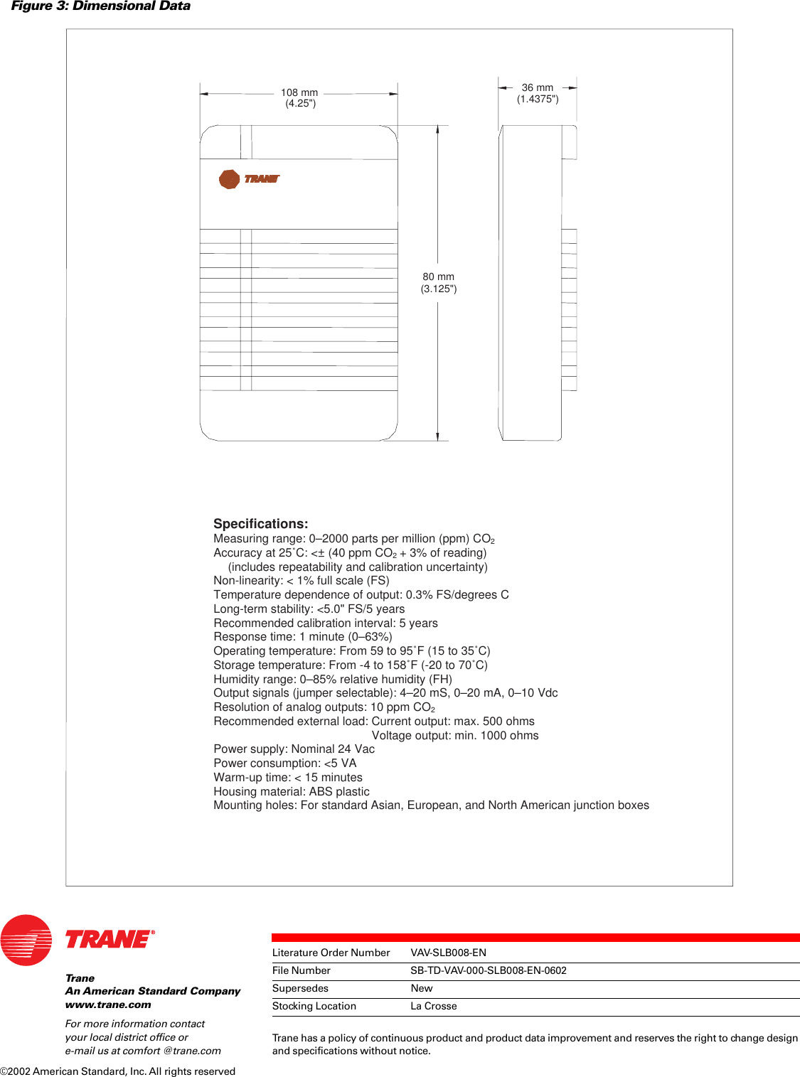Trane Varitrac Dampers Brochure VAV SLB008 EN.p65