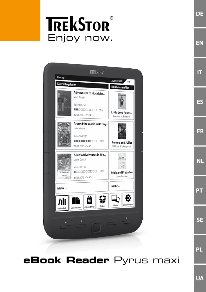 Trekstor Ebook Reader Pyrus Maxi Quick Guide