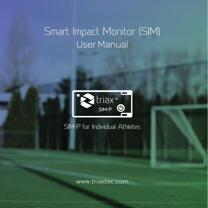 Triax Technologies SIMP Impact force remote sensor User Manual