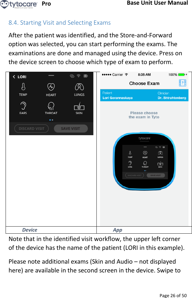 Tyto Care K160401 Electronic medical device that enables wireless ...