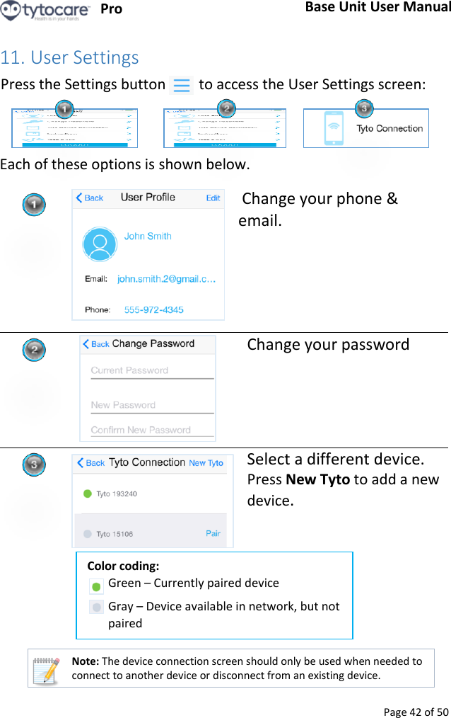 Tyto Care K160401 Electronic medical device that enables wireless ...