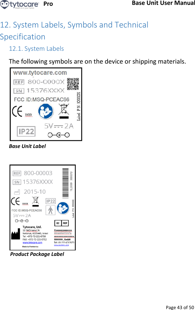 Tyto Care K160401 Electronic medical device that enables wireless ...