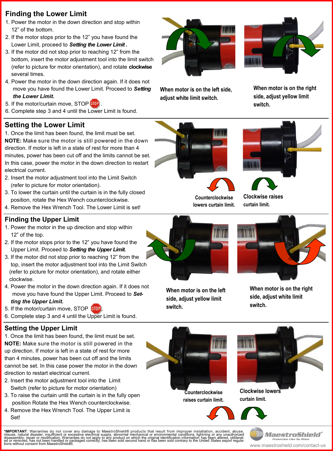 USA Shutter MaestroShield 11HH06L Forest Diamond RF remote User Manual