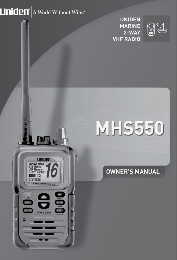 Uniden Mhs550 Users Manual