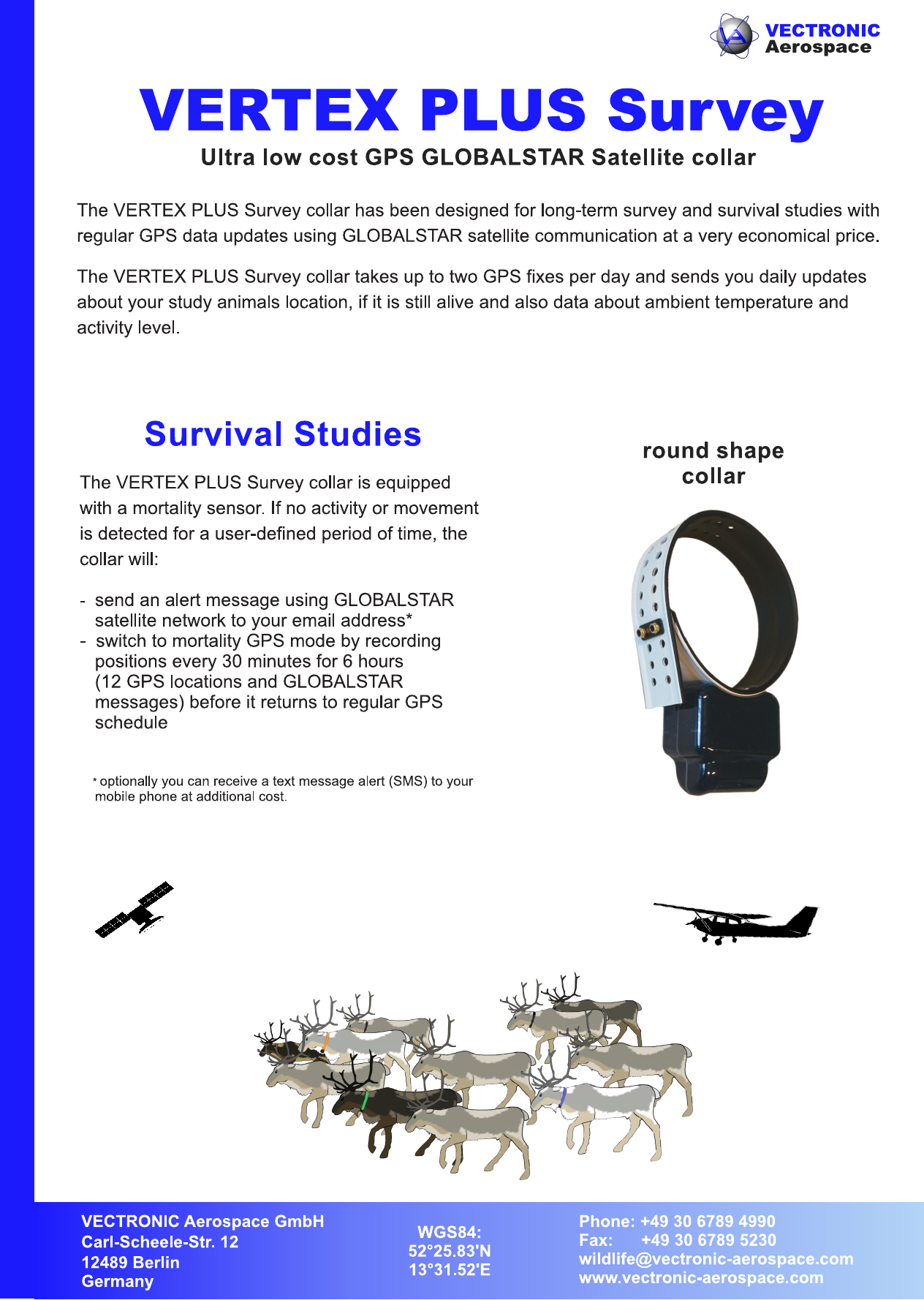 VECTRONIC Aerospace VERTEXPLUS Animal Location Collar User Manual ...