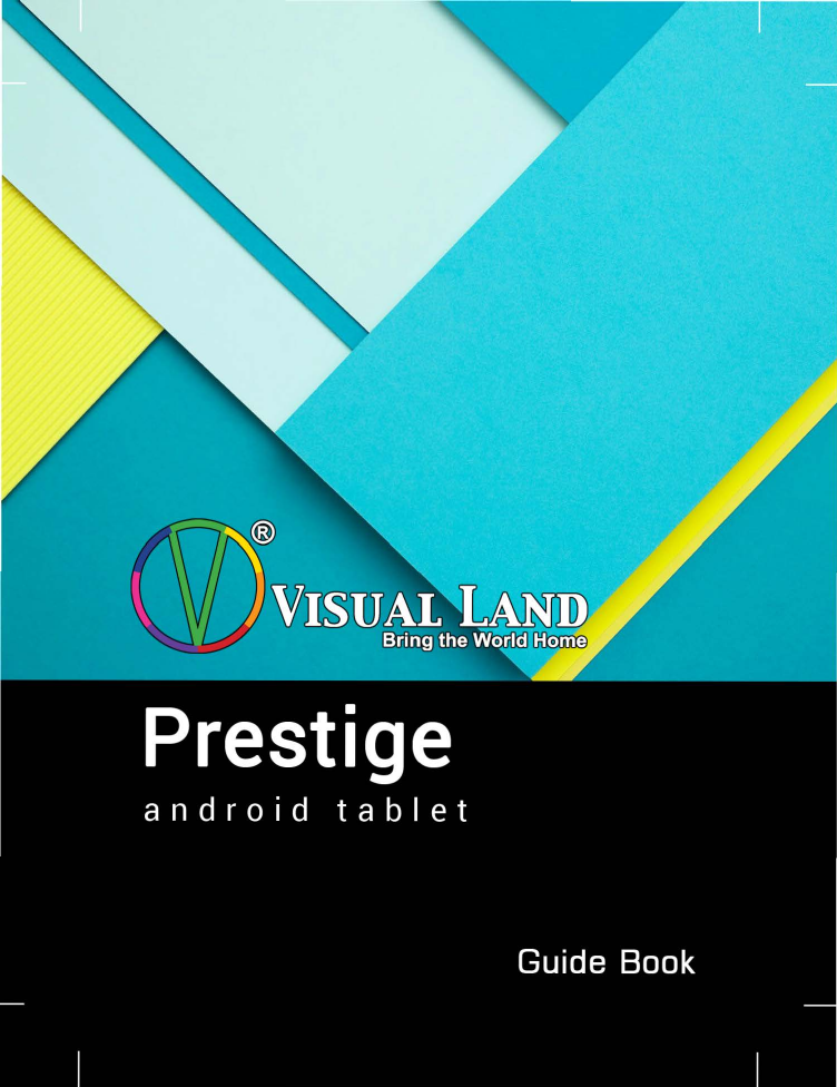 VISUAL LAND PRESTIGE8QL 8inch TABLET User Manual