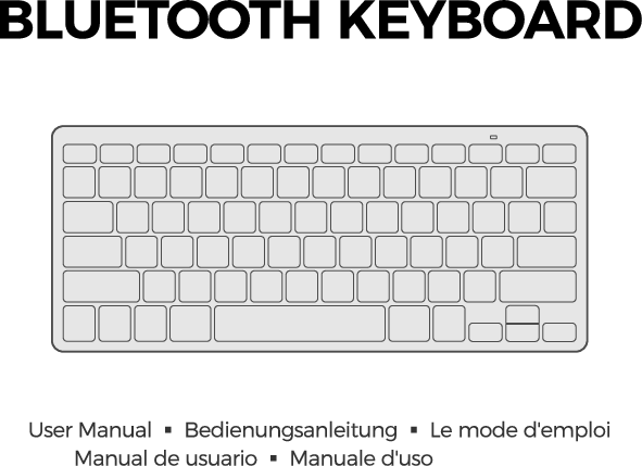 VTIN TECHNOLOGY PC172B Bluetooth Keyboard User Manual