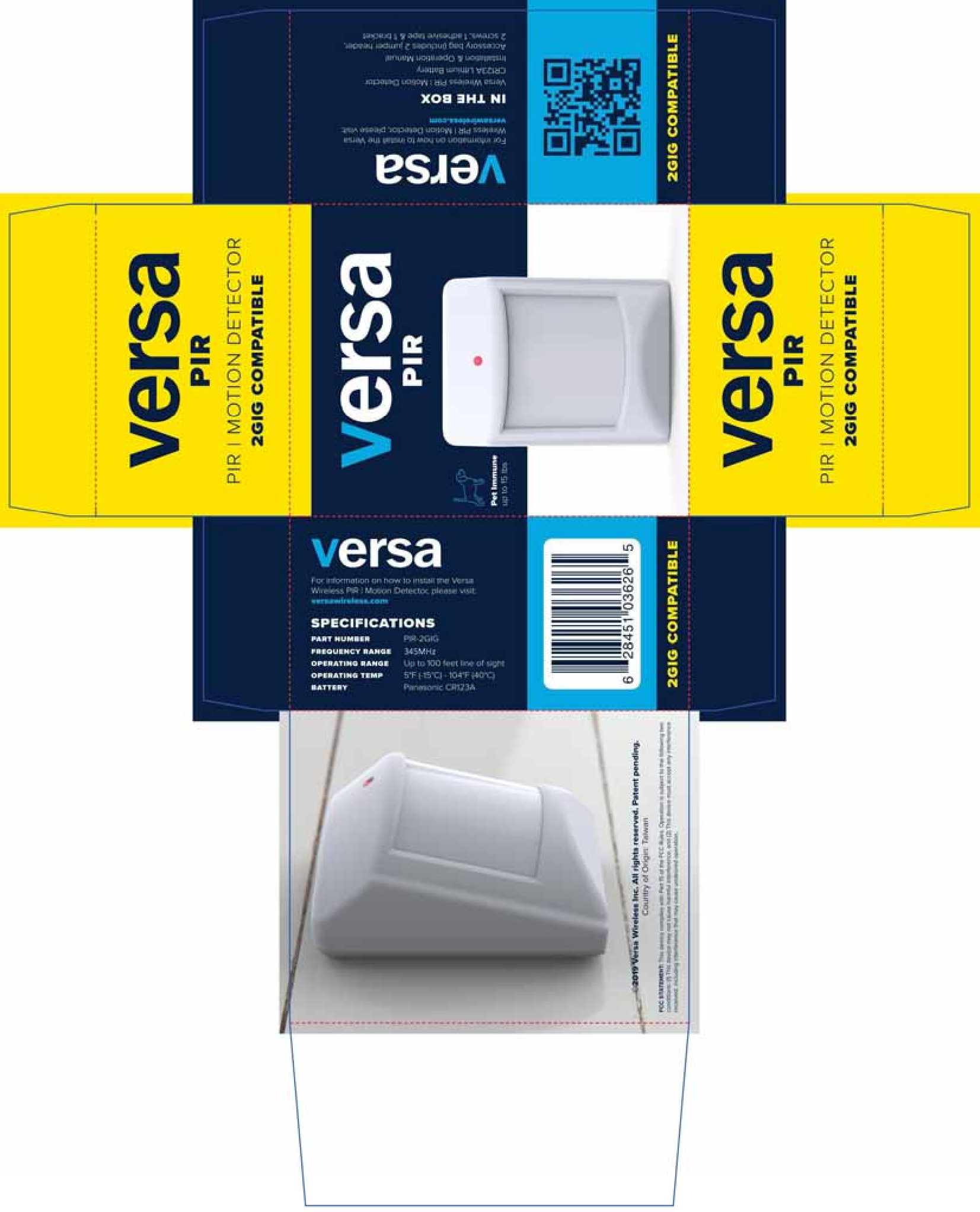 Versa Wireless PIRH Versa PIR Discussion and FAQ Versa PIR Box rev 1 3 ...