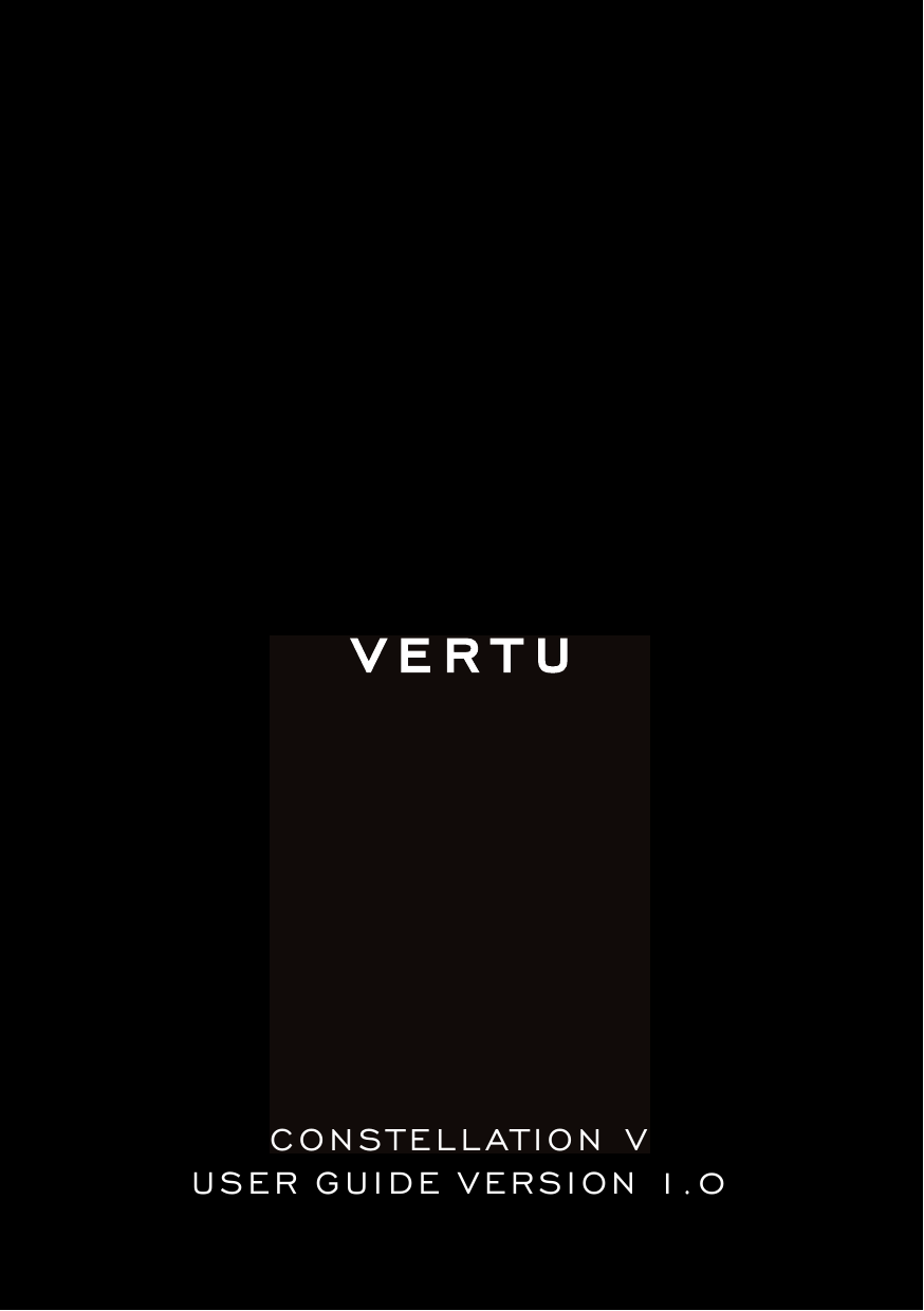 Vertu RM-851V GSM/WCDMA CELLULAR TELEPHONE WITH BT AND WLAN User Manual ...