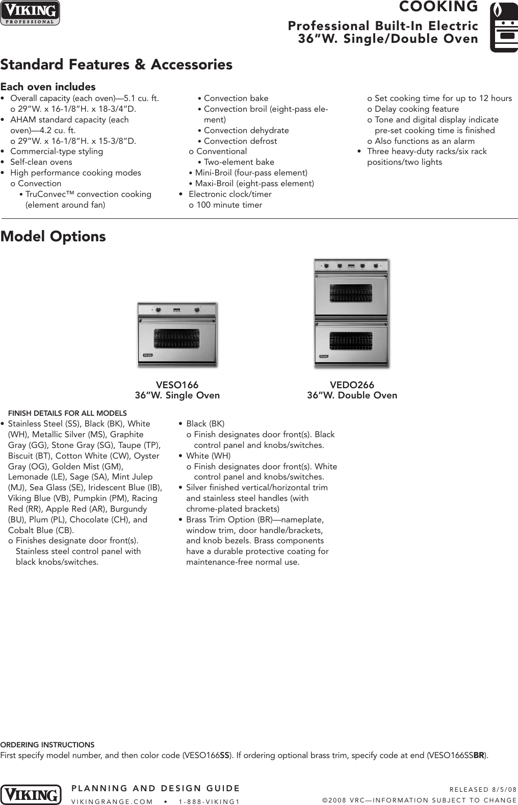 Viking Vedo266 Users Manual Design Considerations