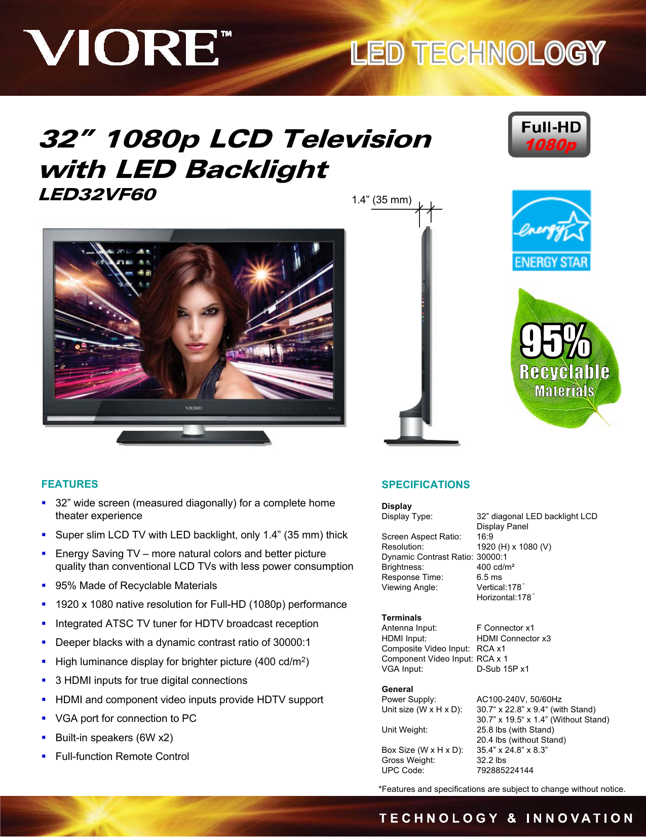 Viore Led32Vf60 Users Manual Microsoft