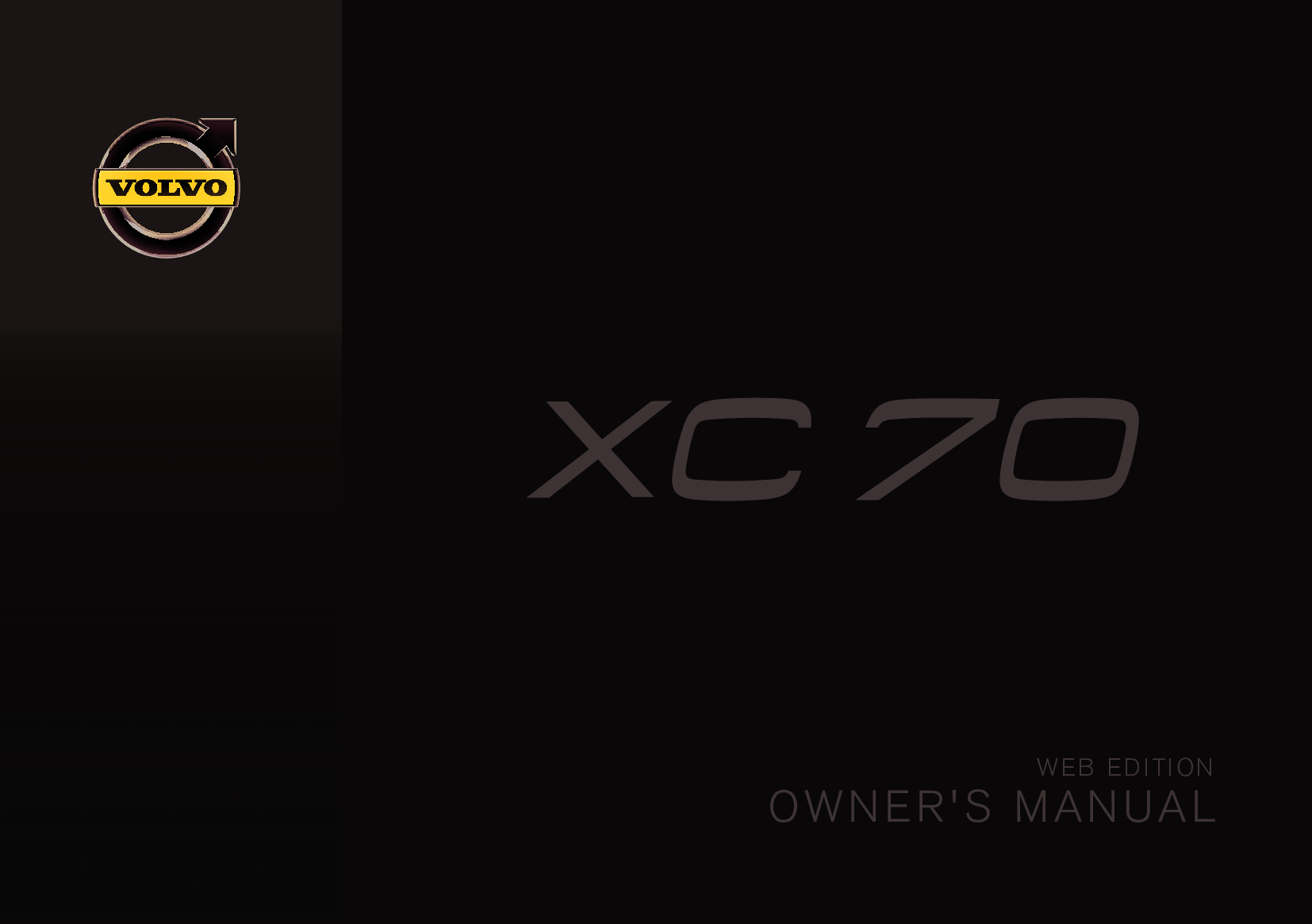 Volvo 2015 XC70 Owner's Manual Owners v1