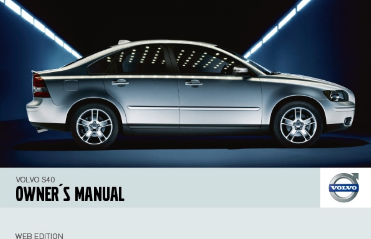 Volvo S40 Users Manual