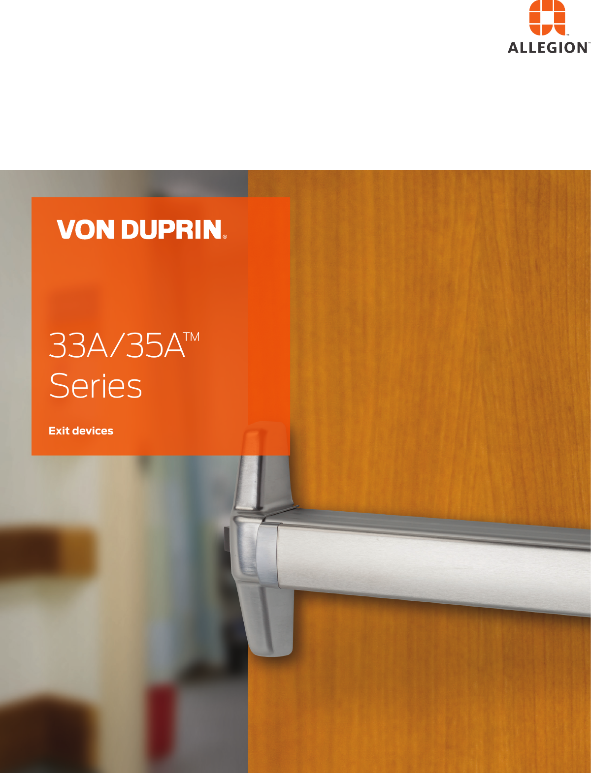Von Duprin 33A 35A Series Catalog 33A 35A 106593 Von Duprin 33A 35A Series Catalog 33A 35A 106593