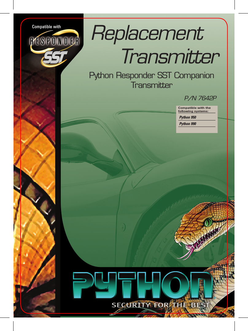Voxx Electronics DEI7642 Vehicle Remote Control Transmitter User Manual 1