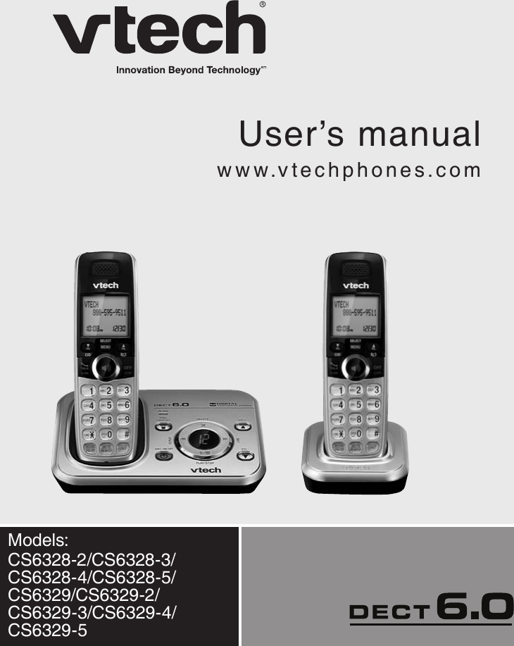 Vtech Cs6328 2 Users Manual