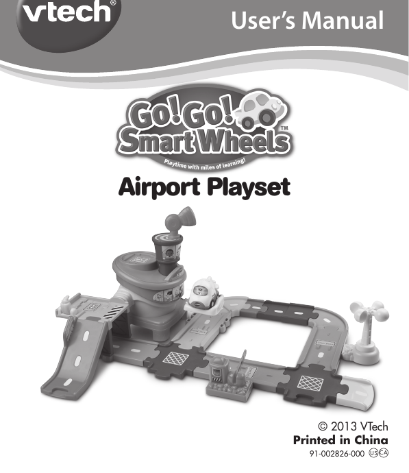 Vtech Go Smart Wheels Airport Playset Owners Manual