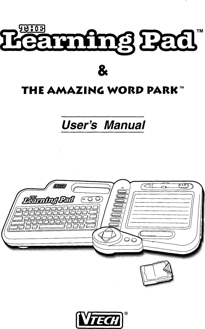 Vtech Learning Pad Owners Manual