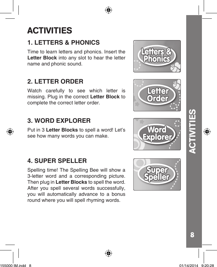Vtech Lil Speller Phonics Station Owners Manual