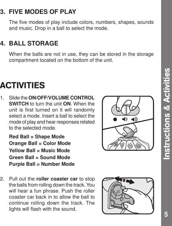 Vtech Play And Learn Fun Fair Owners Manual