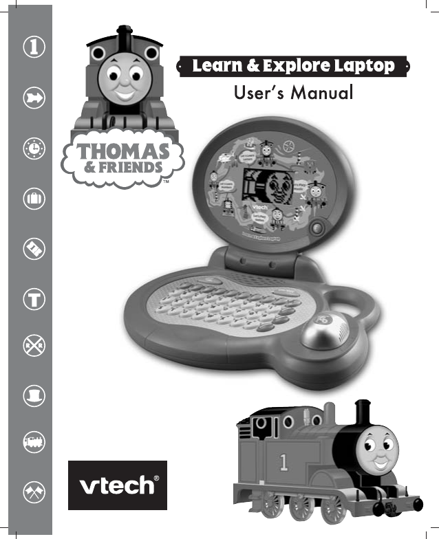 Vtech Thomas And Friends Learn Explore Laptop Owners Manual 71300 I/M Cover