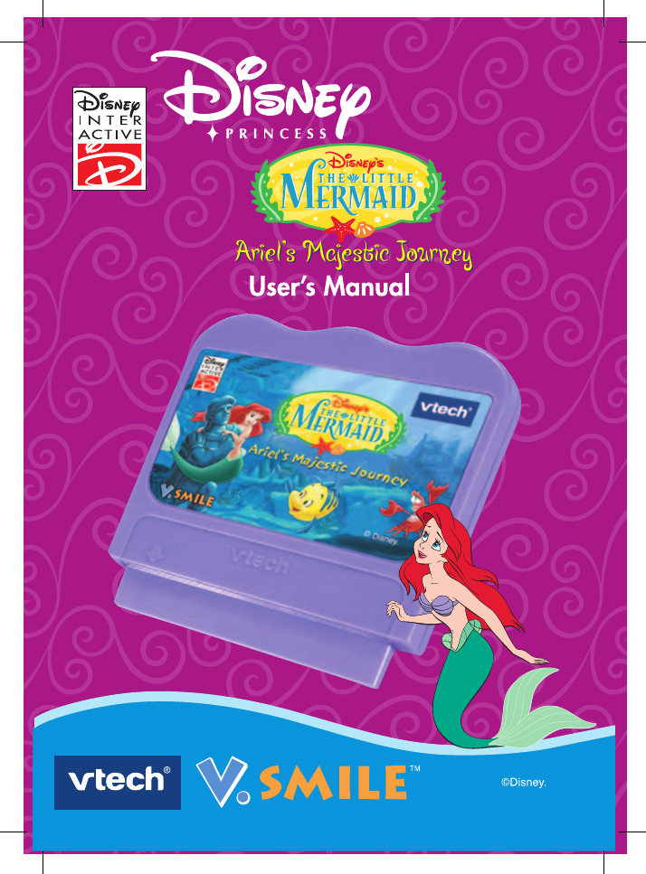 Vtech V Smile Disneys The Little Mermaid Ariels Majestic Journey Owners ...