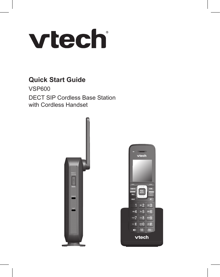 Vtech Vsp600 Quick Start Guide