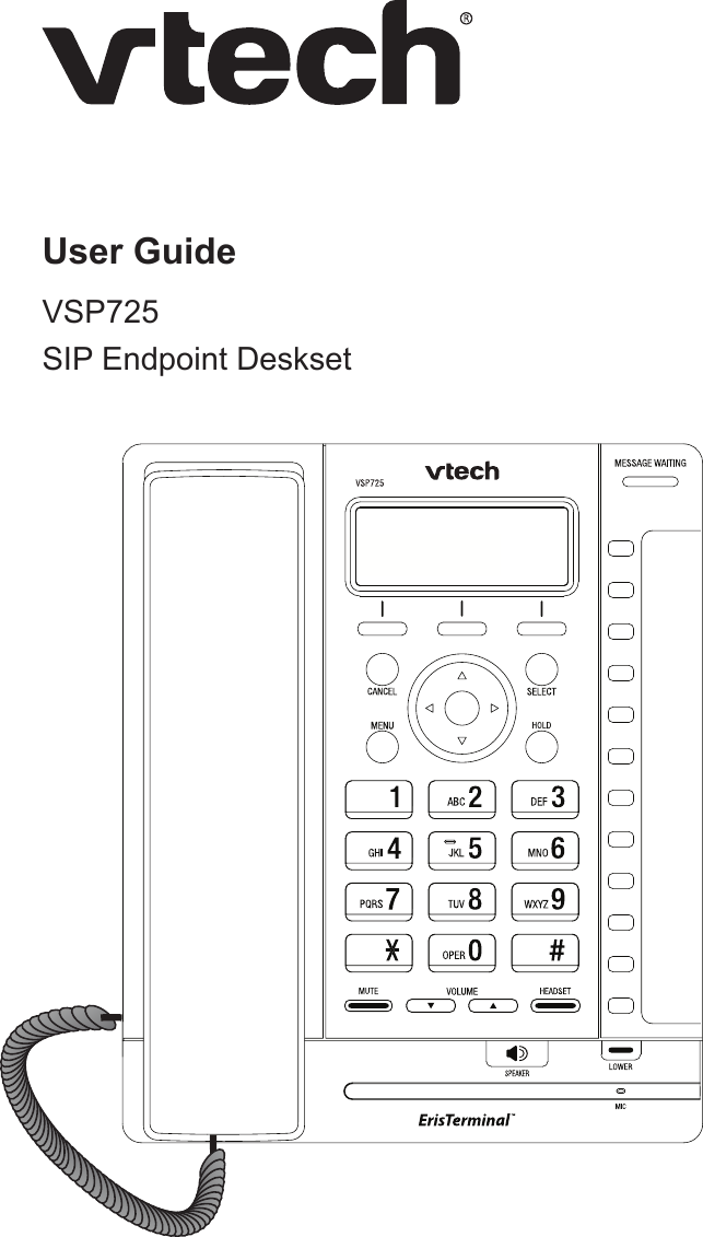 Vtech Vsp725 Users Manual