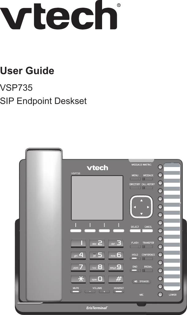 Vtech Vsp735 Users Manual