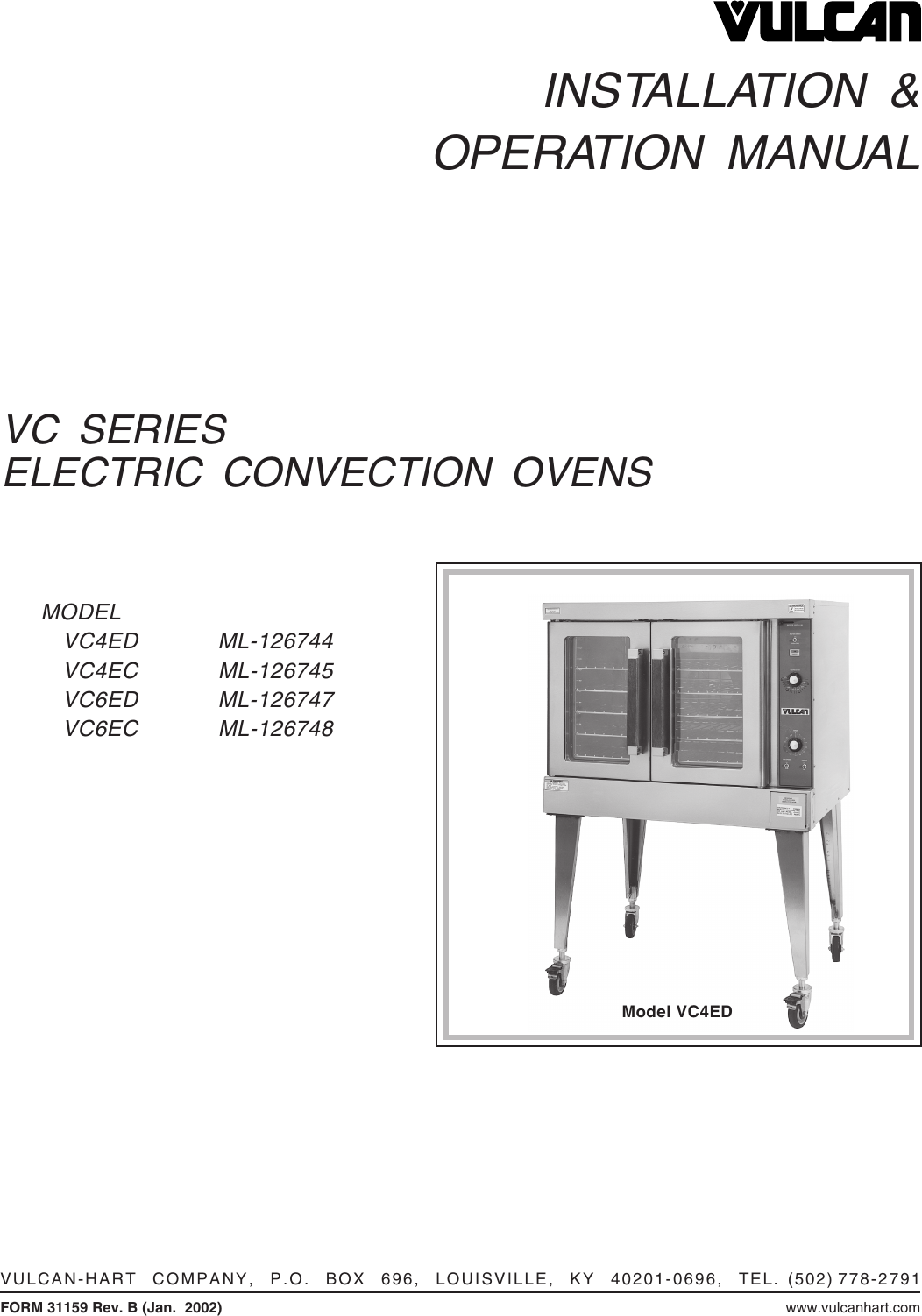 Vulcan Hart C4Ed Users Manual