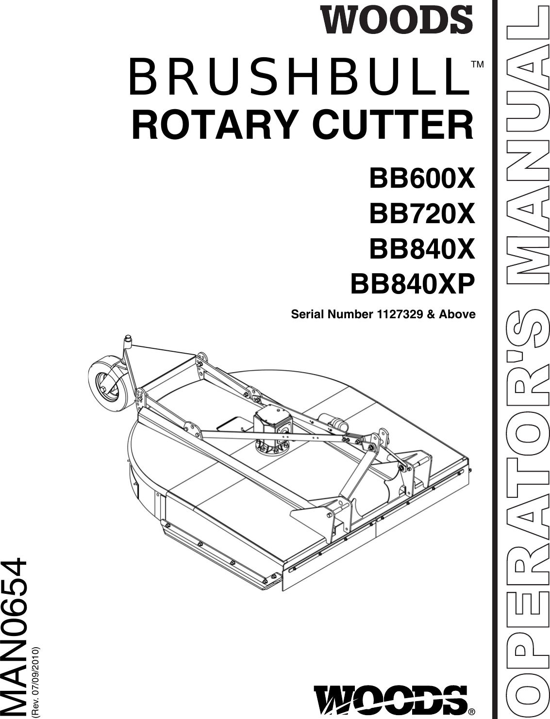Woods Equipment Brushbull Bb600X Users Manual MAN0654