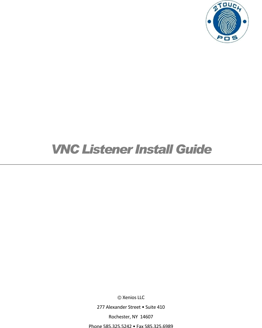 VNC Listener Install