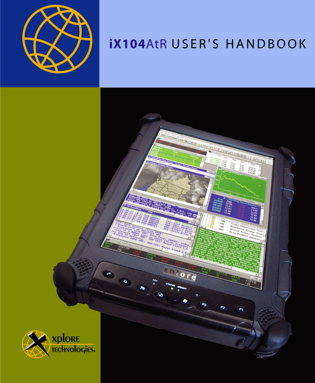 Xplore Technologies IX104-126 Tablet PC with BT and CDMA User Manual ix104 handbook for pdf