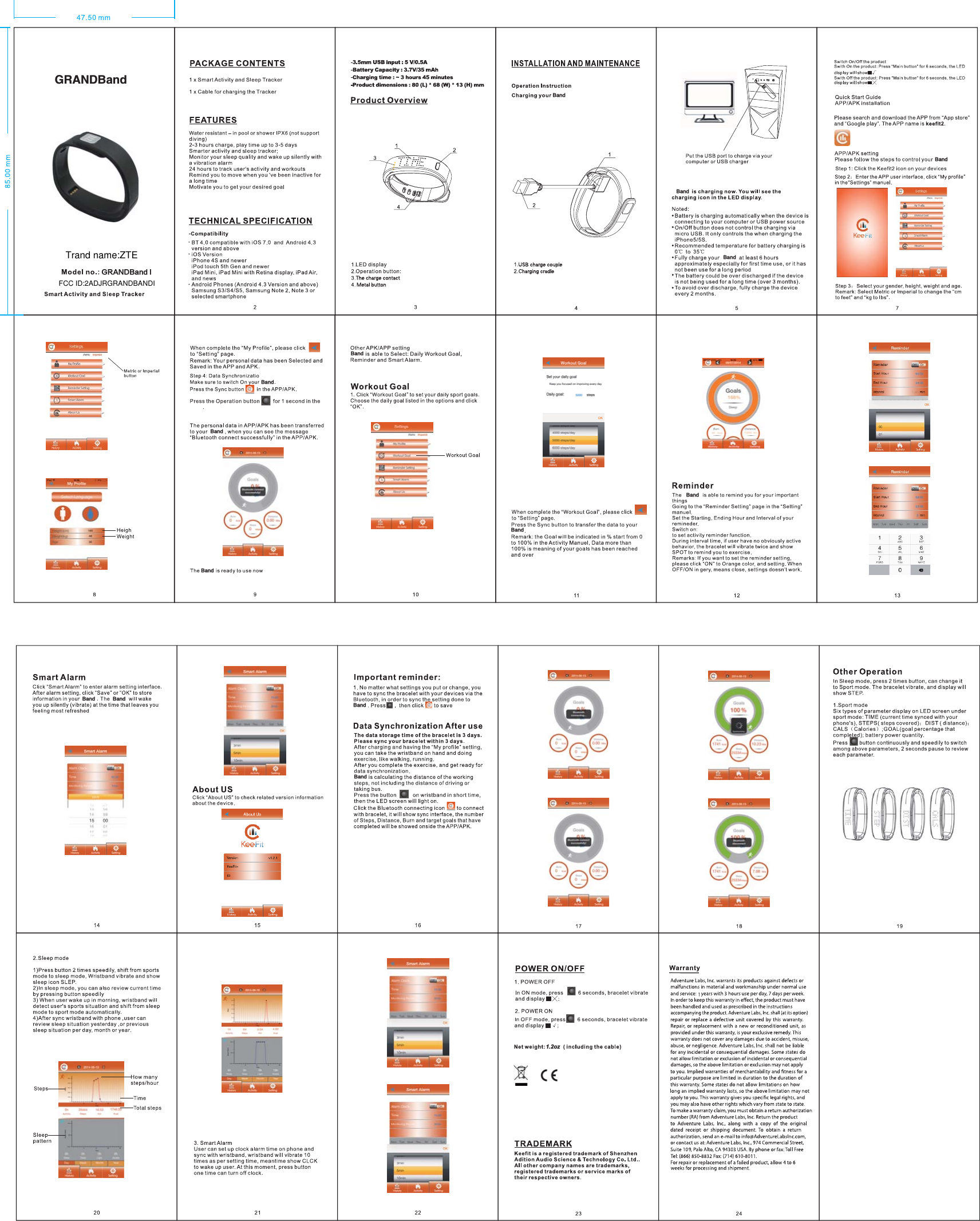 Xrinda Technology GRANDBANDI Luo ge User Manual