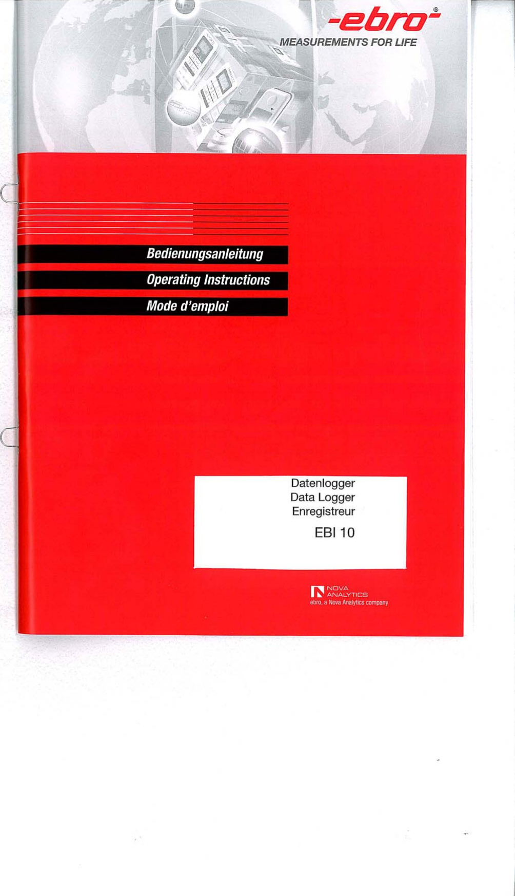 Xylem Analytics Germany EBI10 Data Logger Discussion and FAQ EBI 10