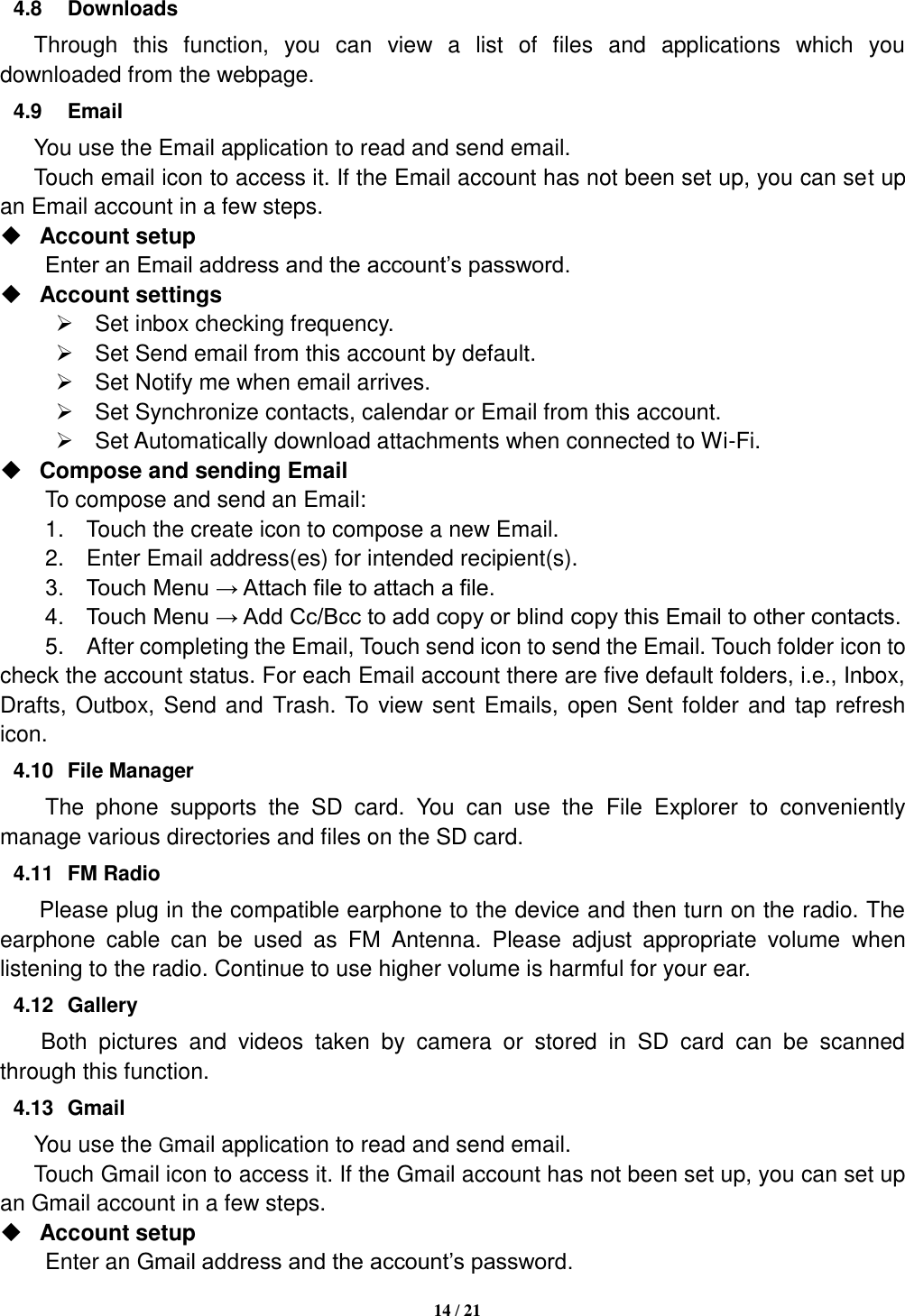 YLWD Technology HERO Mobile Phone User Manual