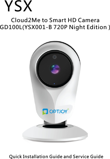 YSX Eletronics GD100L Camera User Manual