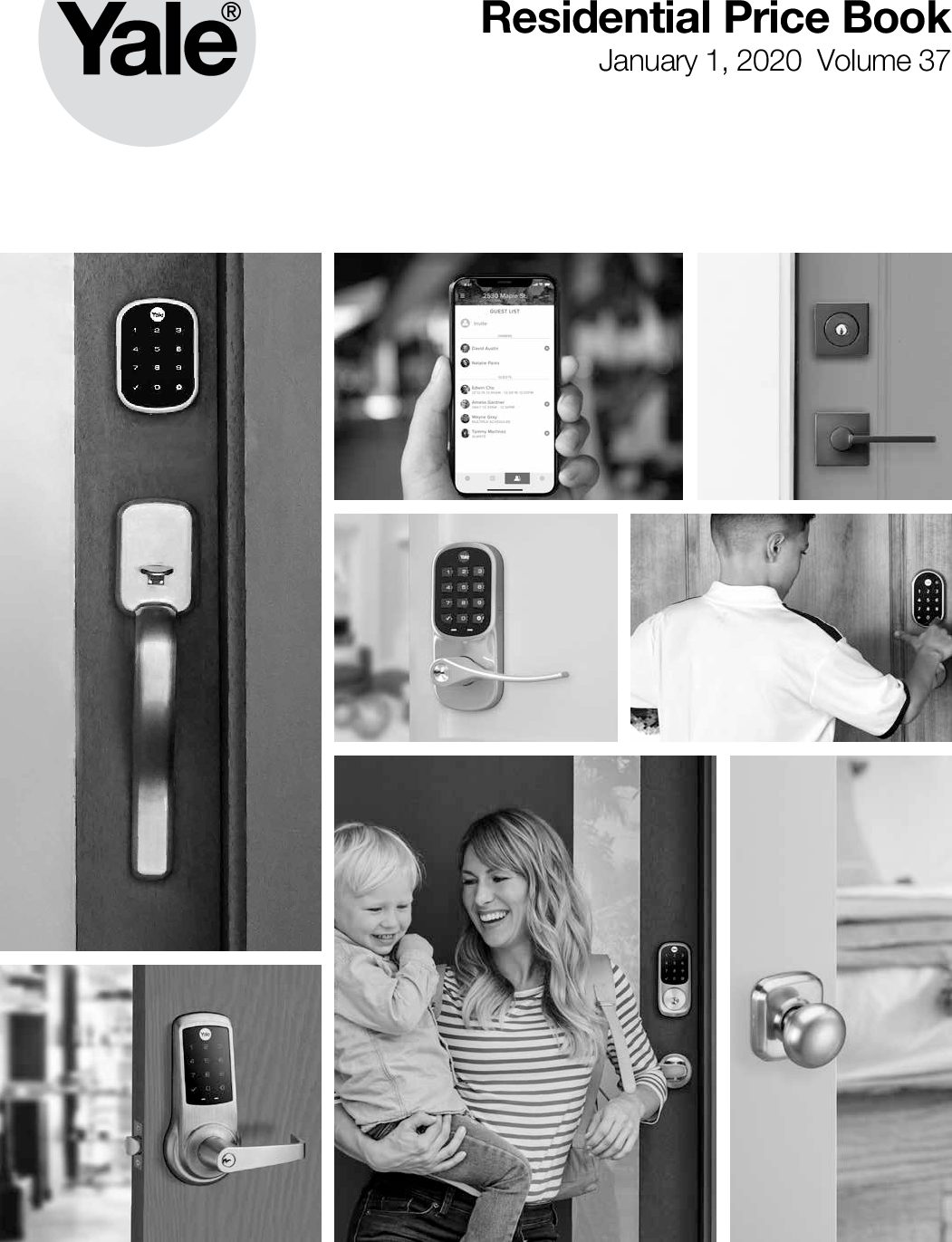 Yale 2020 Residential Price Book Jan 1