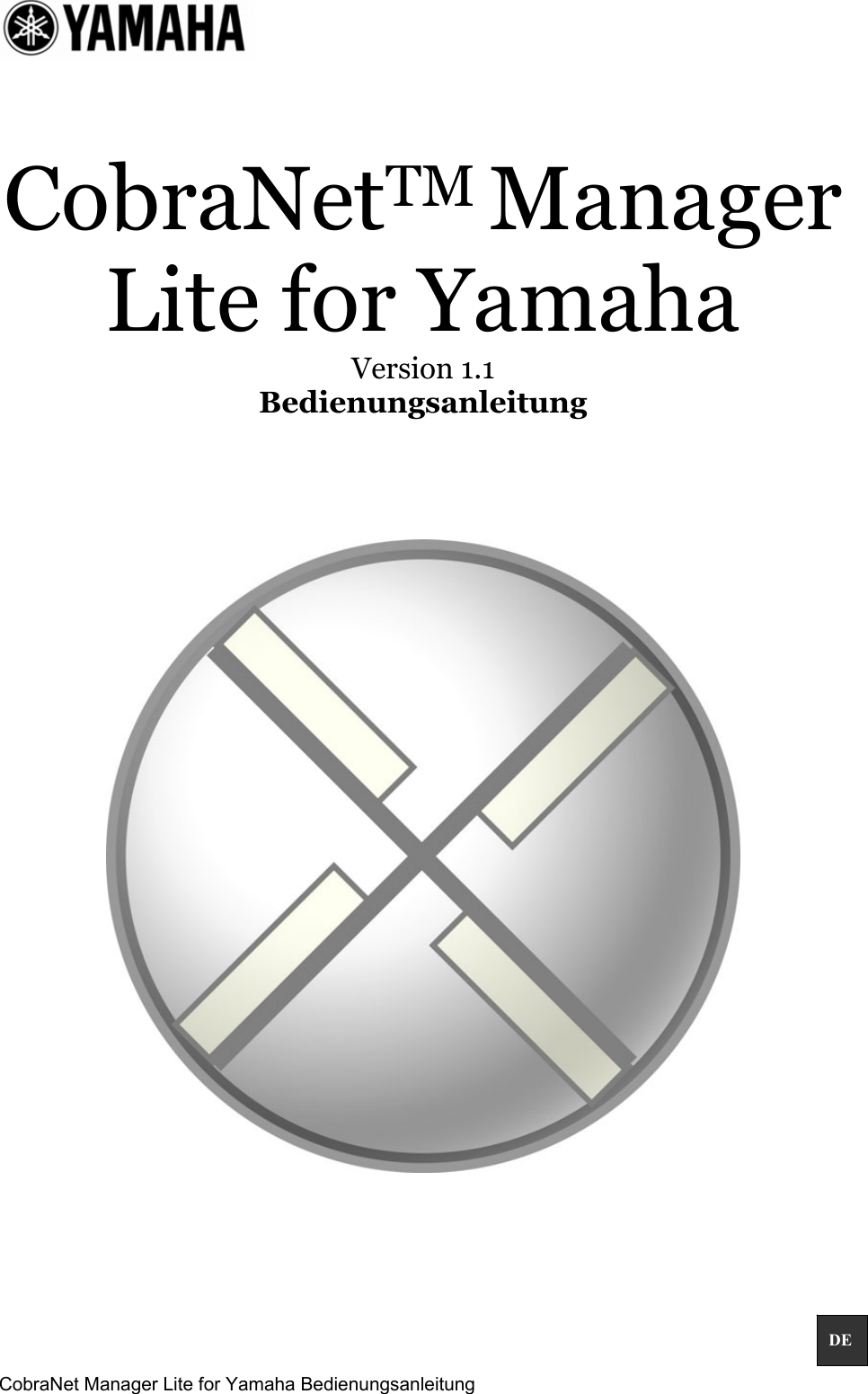 Yamaha CobraNet Manager Lite For Owner's Manual MY16 CII Cobra Net De