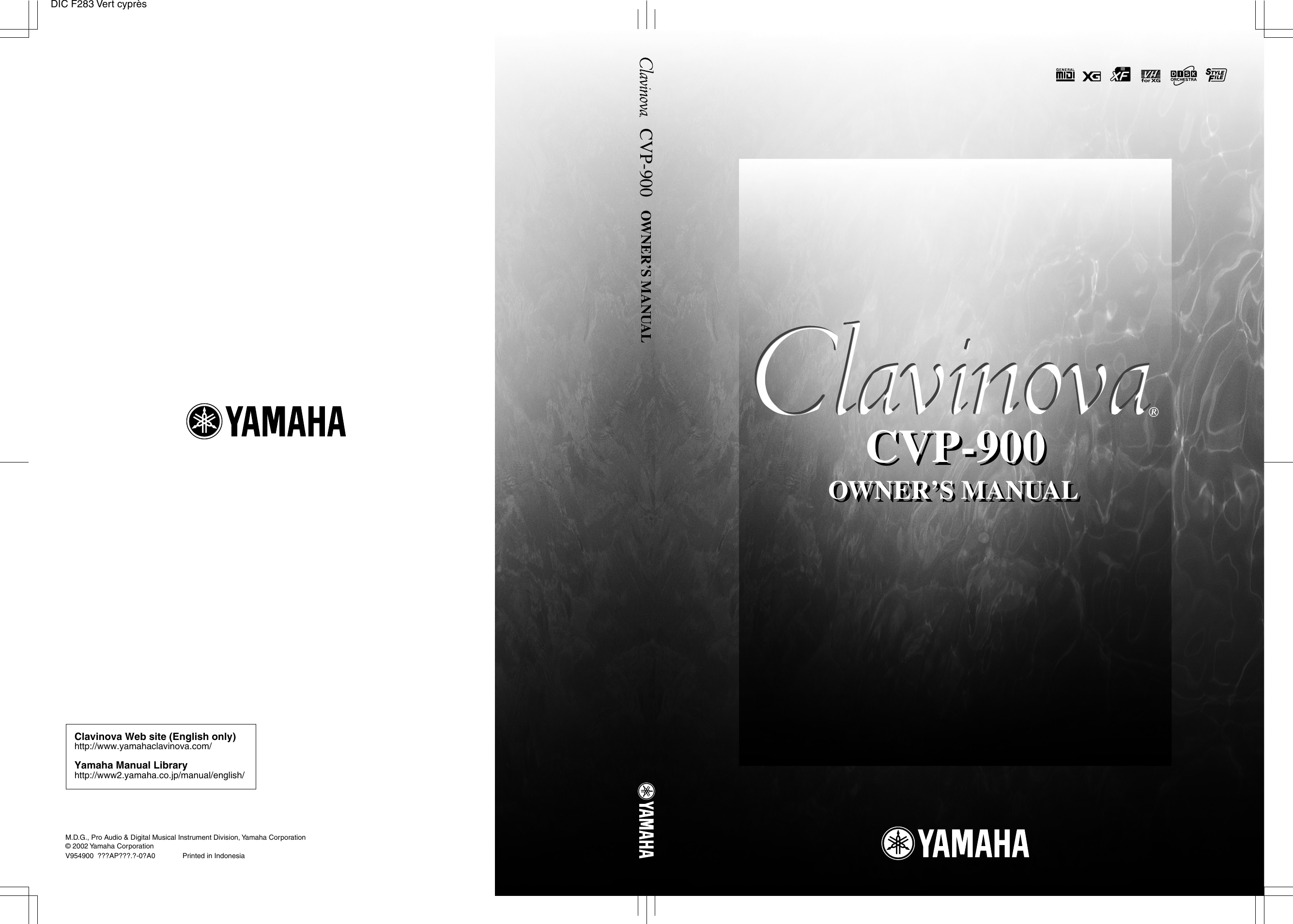 Yamaha Cvp 900 Owners Manual 900_E