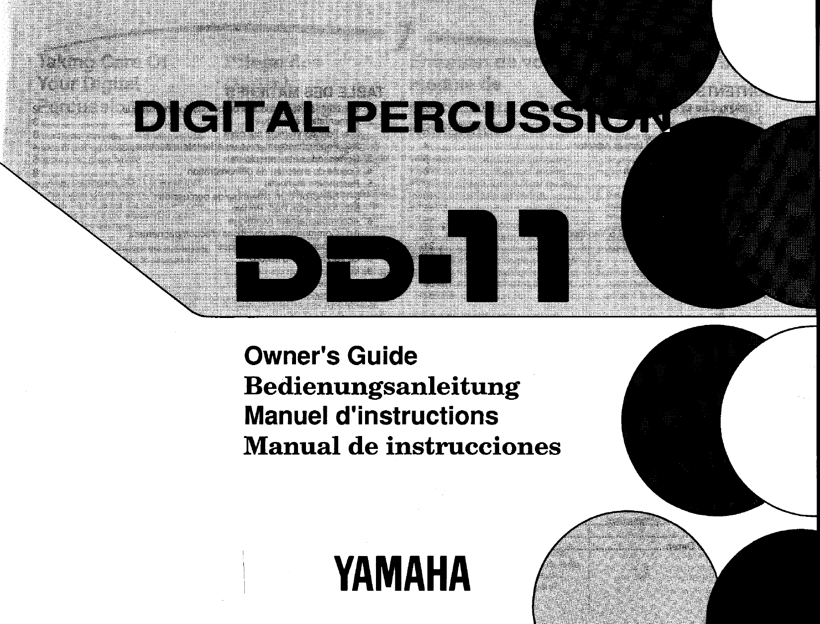 Yamaha DD 11 Owner's Manual (Image) DD11G