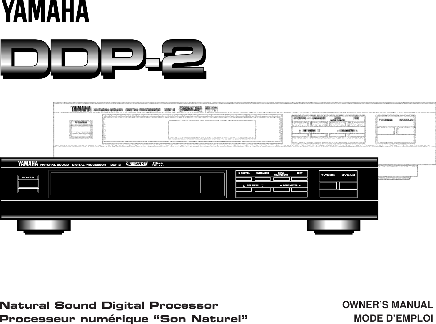 Yamaha 1DDP 2(E/F) E DDP 2 OWNER'S MANUAL