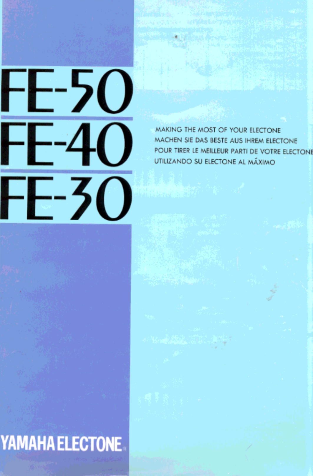 Yamaha FE 50/FE 40/FE 30 Owner's Manual (Image) FE50G