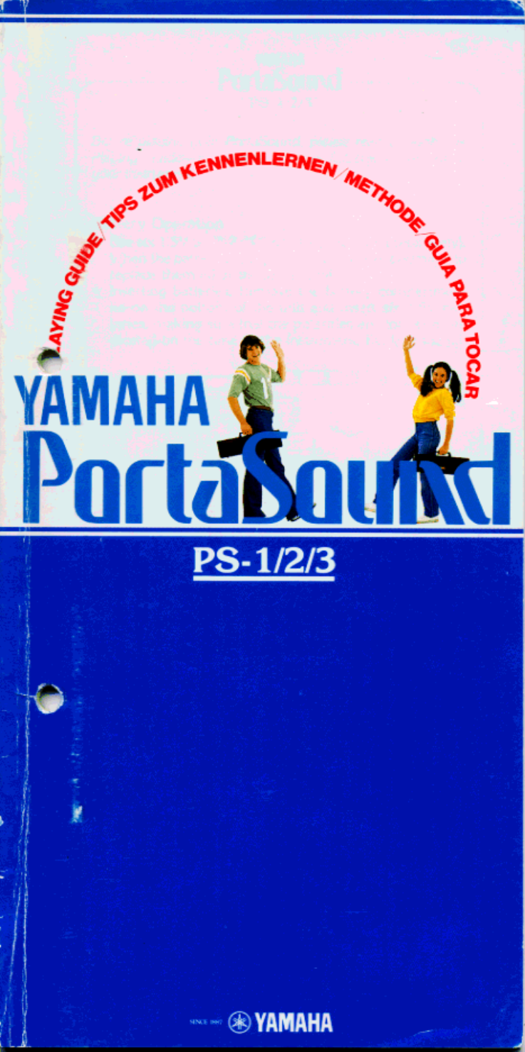 Yamaha Portasound Ps 1 Owners Manual