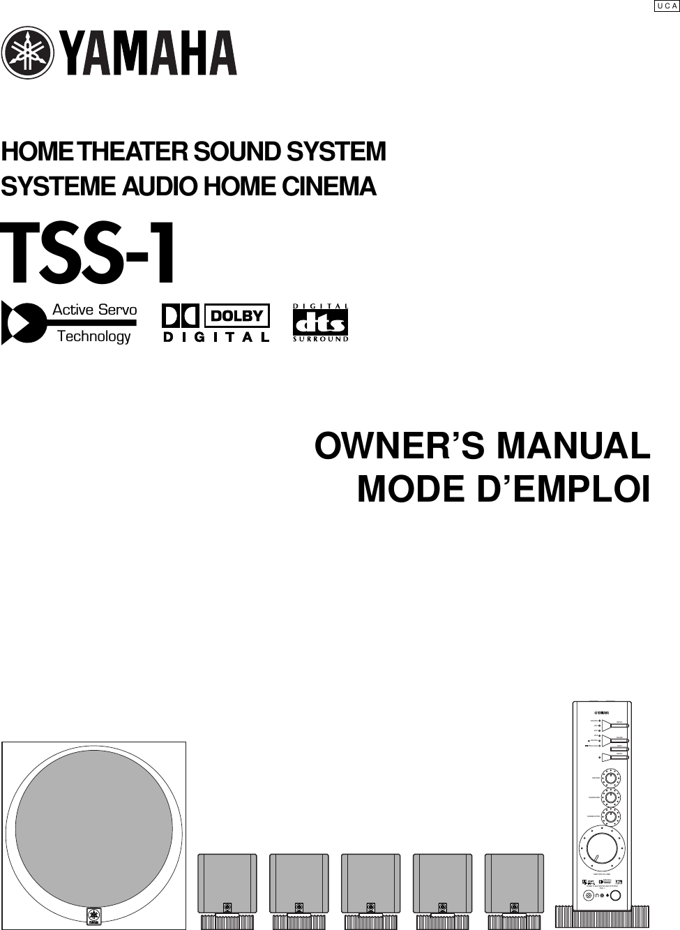 Yamaha TSS 1UL(10/20)b 1 OWNER'S MANUAL