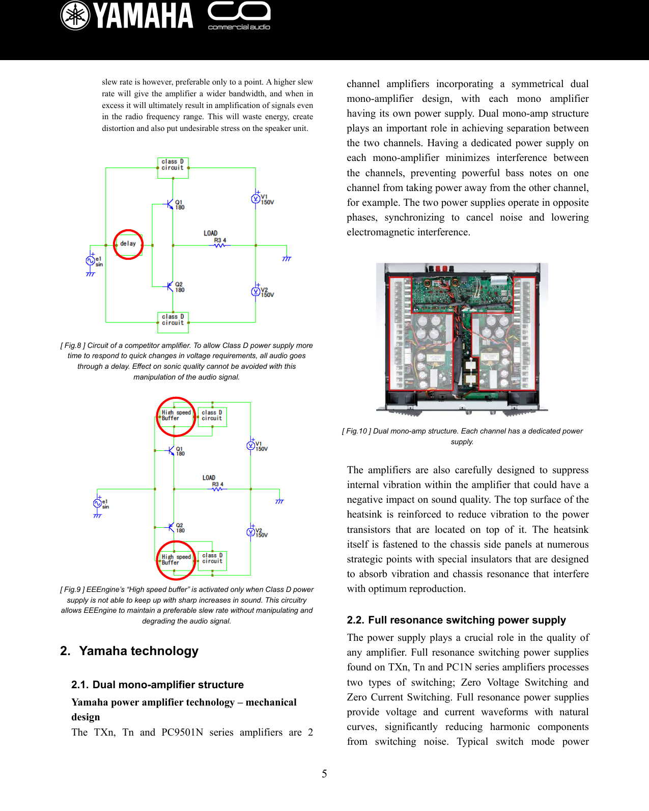 Yamaha White Paper Power Amplifiers Reference Guide